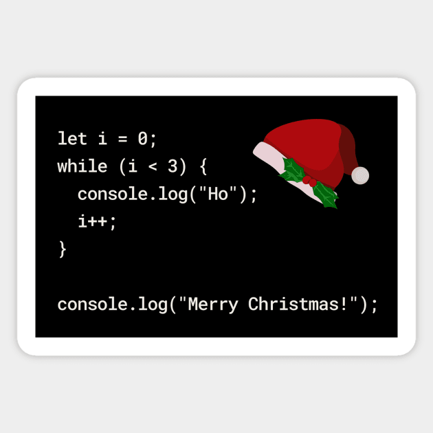 Christmas Code Web Developer Javascript Christmas Developer